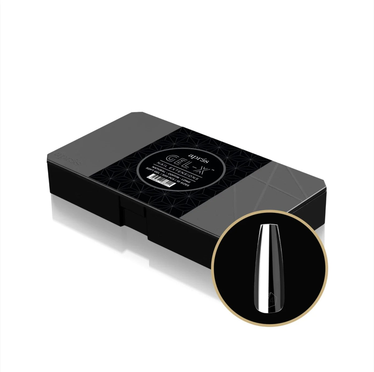 Apres Gel-X Natural Coffin (Long) Box of Tips — Eminent Beauty System