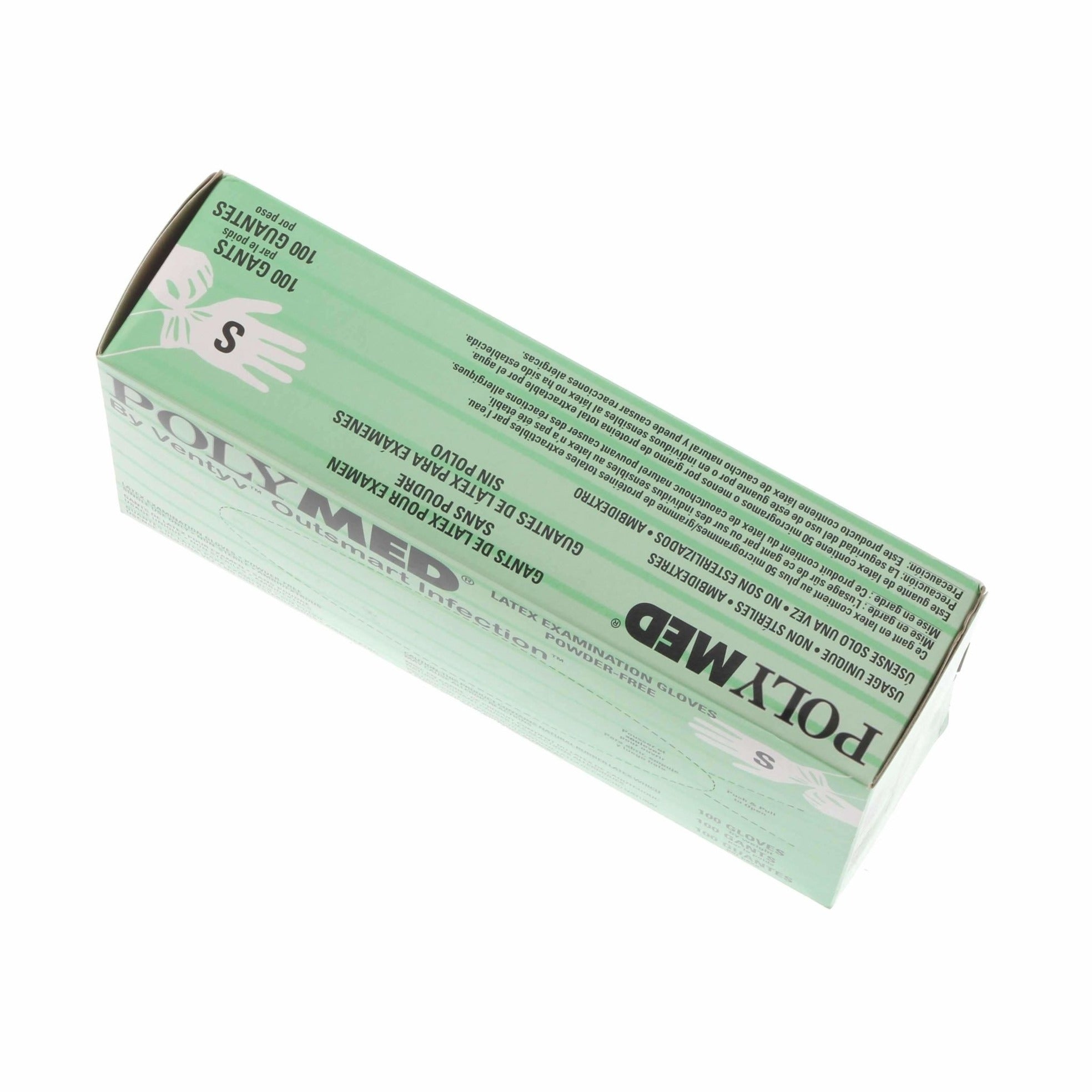 PolyMed Latex Powder Free Examination Gloves PM102 Small — Eminent ...